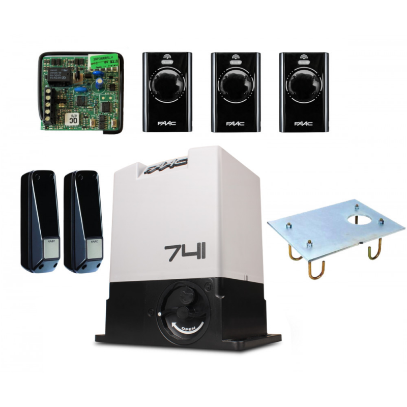 FAAC zestaw do bram przesuwnych ZESTAW STARTOWY DELTA 3 - 741 - DD-AUTOMATYKA.pl | Napędy do bram