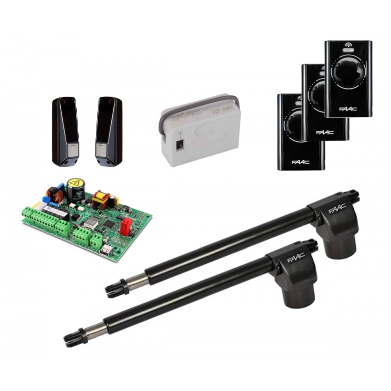 FAAC zestaw do bram skrzydłowych ZESTAW STARTOWY ALFA 414 - DD-AUTOMATYKA.pl | Napędy do bram